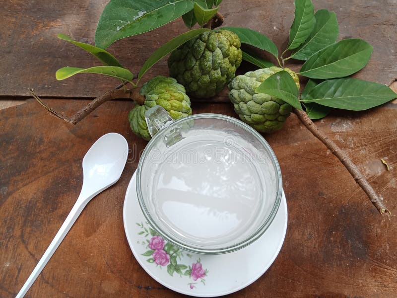 Sweetsop Fruit is a Tropical Fruit that Taste Sweet Stock Photo - Image ...