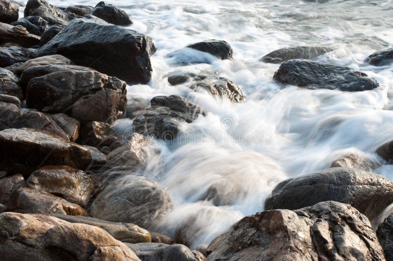 Swell on the rock stock image. Image of rock, stone, swell - 15078217