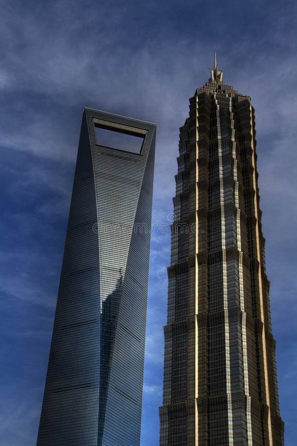 SWFC and Jin Mao Tower stock image. Image of tree, swfc - 13802341