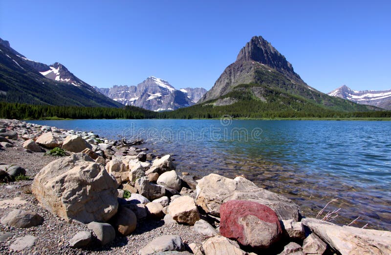 Swift current trail stock image. Image of valley, tree - 56086233