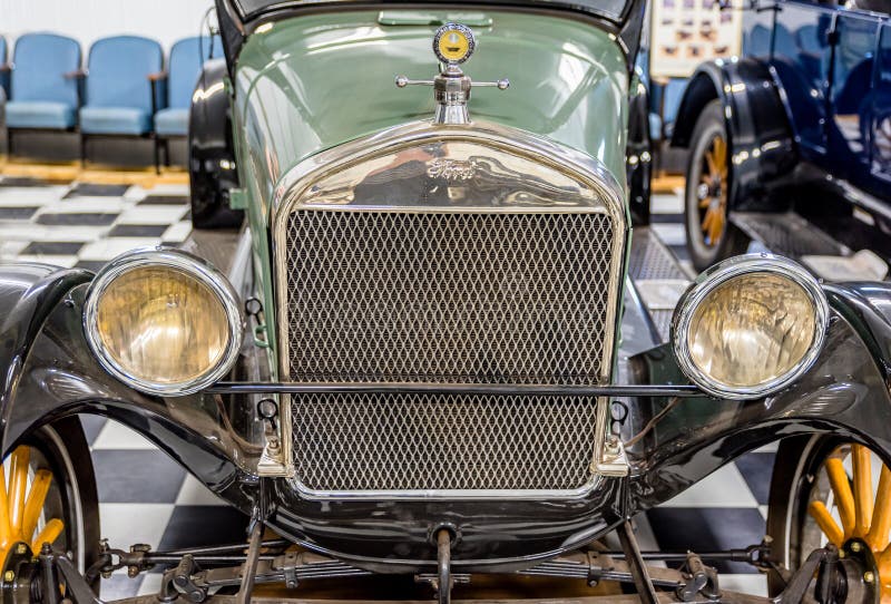 Swift Current, SK/Canada- July 29,2019: Closeup of Front of a Green ...