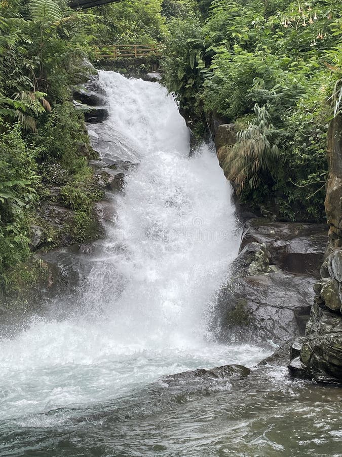 Swift Waterfall Flow stock image. Image of beauty, remain - 261685157