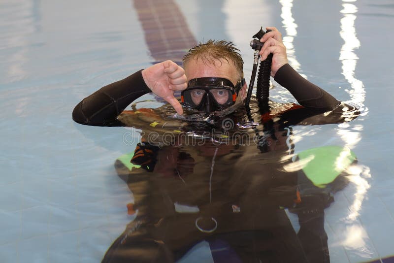 Swim coach stock photo. Image of person, diver, activity - 63963810