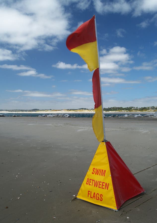 Swim between flags stock photo. Image of water, wind - 14915626