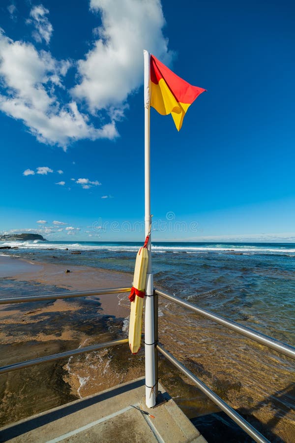 Swim between the Flags, Merewether Beach Newcastle Australia Stock ...