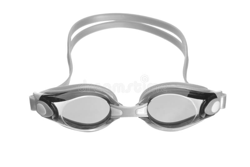Black Swimming Goggles Front Stock Image - Image of water, swimming ...