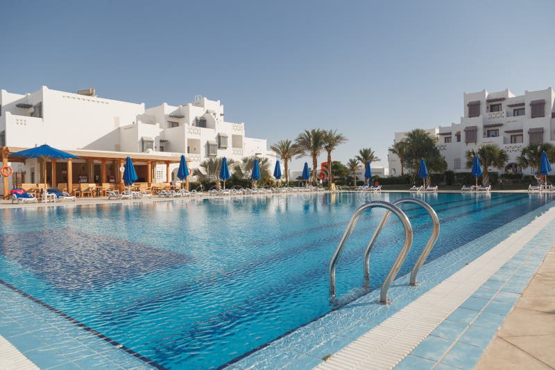 Swim Pool at Tropical Spa Resort Editorial Stock Image - Image of ...