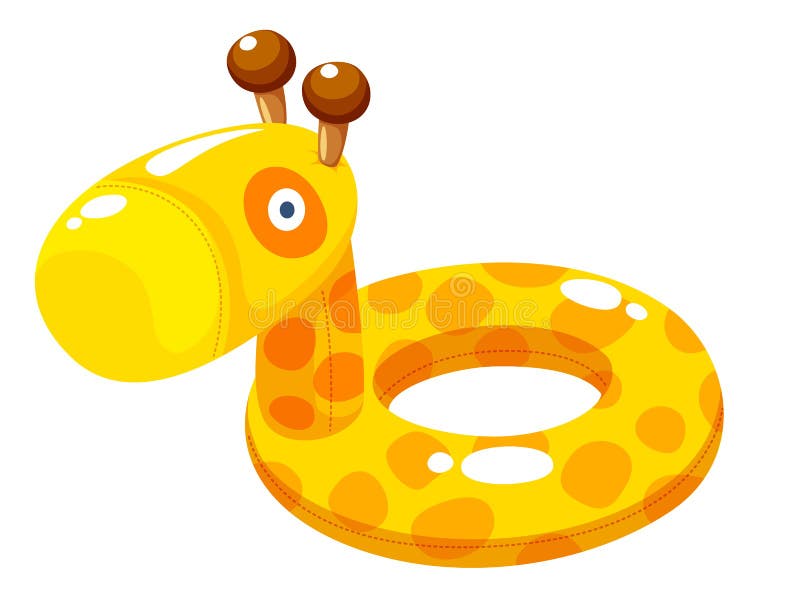 Swim Ring Vector Illustration Stock Vector - Illustration of guard ...