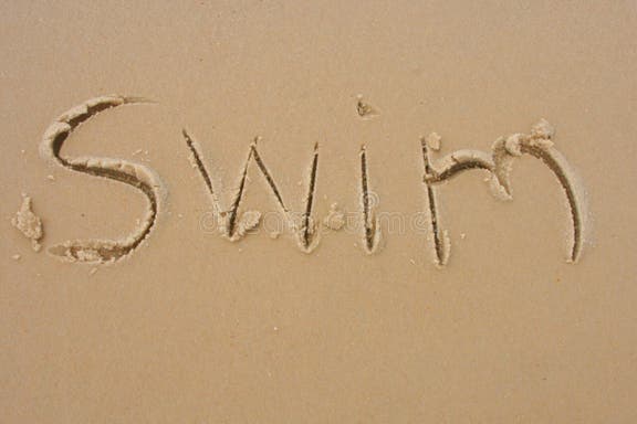 Swim in the sand stock photo. Image of surf, easy, sand - 1037090