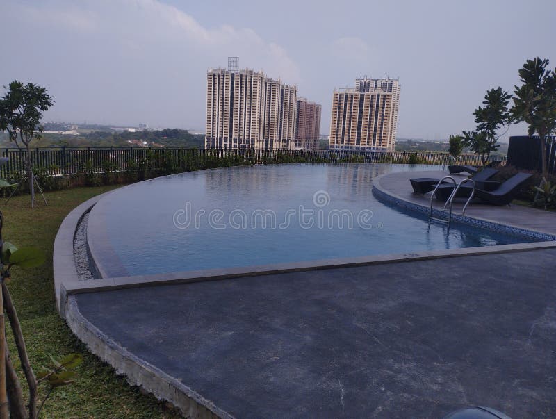 Swiming Pool and Building Indonesia Stock Image - Image of indonesia ...
