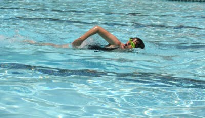 Swimmer stock image. Image of pool, women, breast, refreshing - 244679