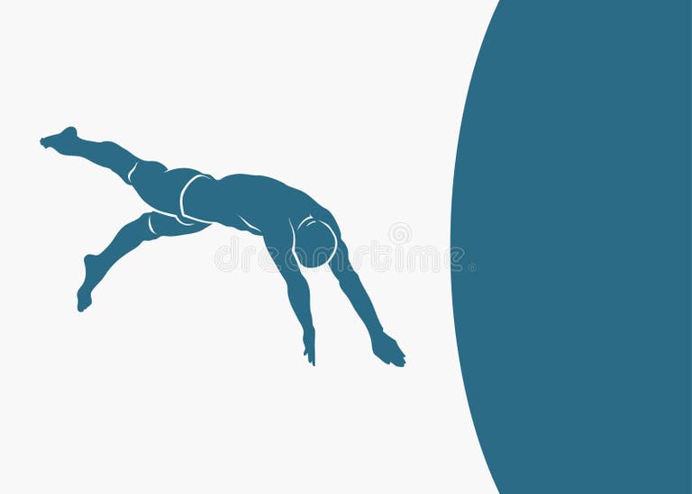 Swimmer Starting Block Stock Illustrations – 85 Swimmer Starting Block ...