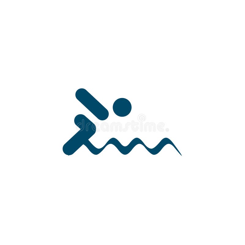 Swimmer Logo Design Vector Template Stock Vector - Illustration of ...