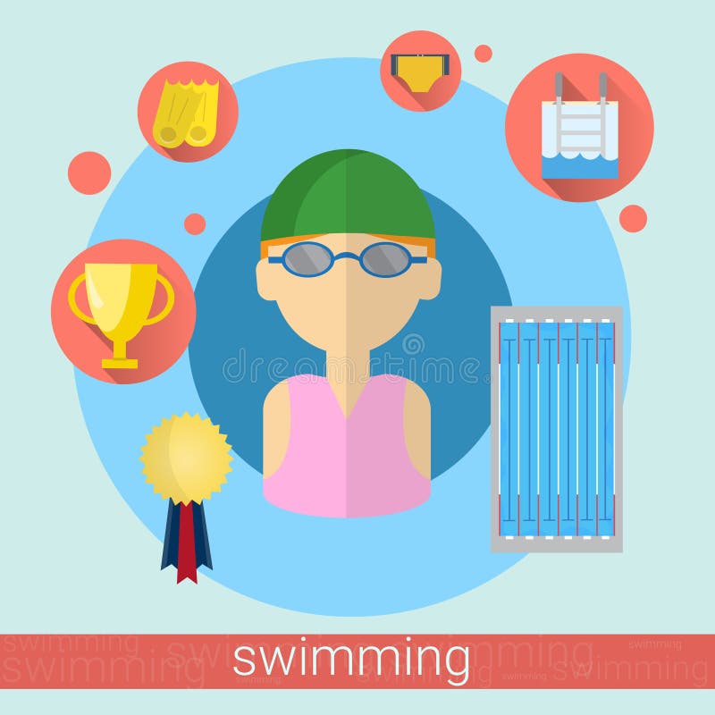 Swimmer Man Swimming Icon stock vector. Illustration of activity - 76741729
