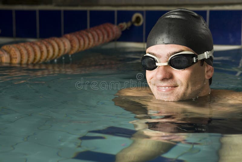 Swimmer in Pool stock photo. Image of swimming, adult - 7558518