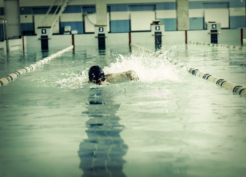 Swimmer stock image. Image of energetic, determination - 41215103