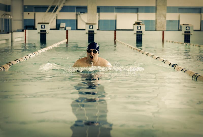 Swimmer stock image. Image of healthy, freestyle, splash - 41215117