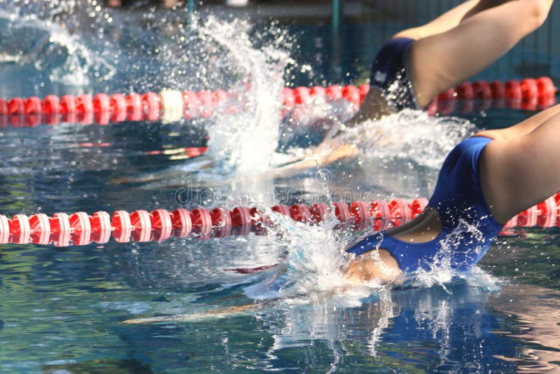 High school swimmers stock photo. Image of graceful, freestyle - 220772