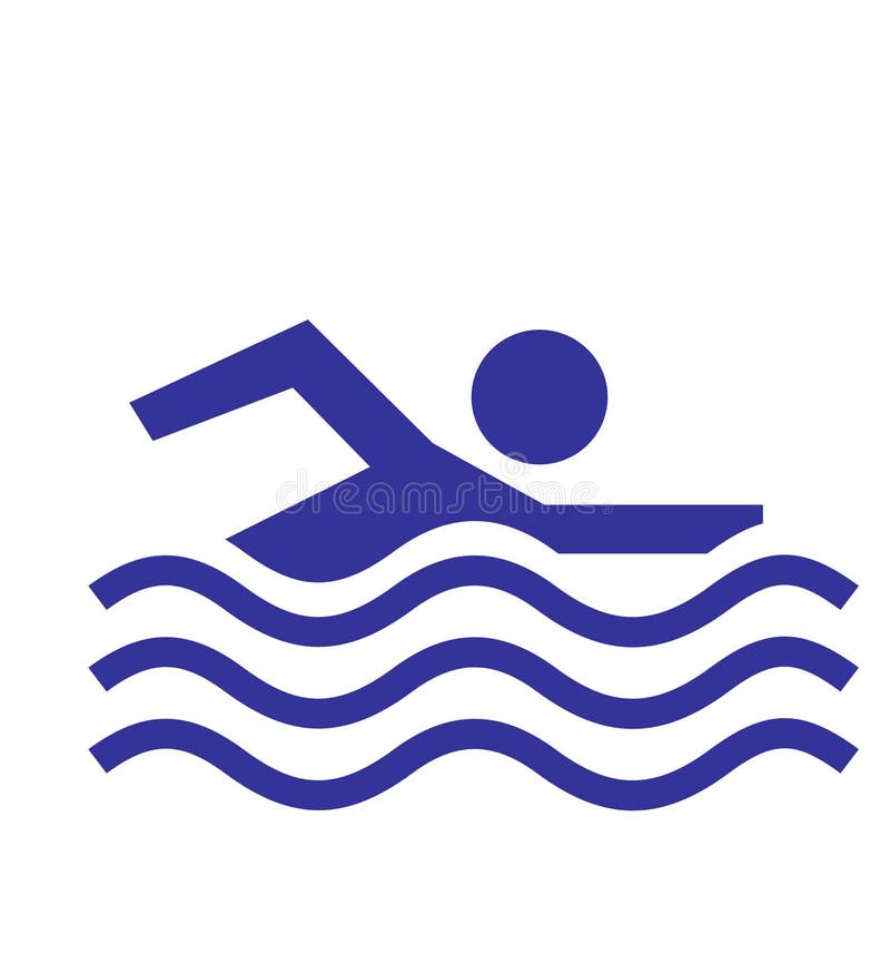 Swimming Allowed icon stock illustration. Illustration of allowed - 4899481