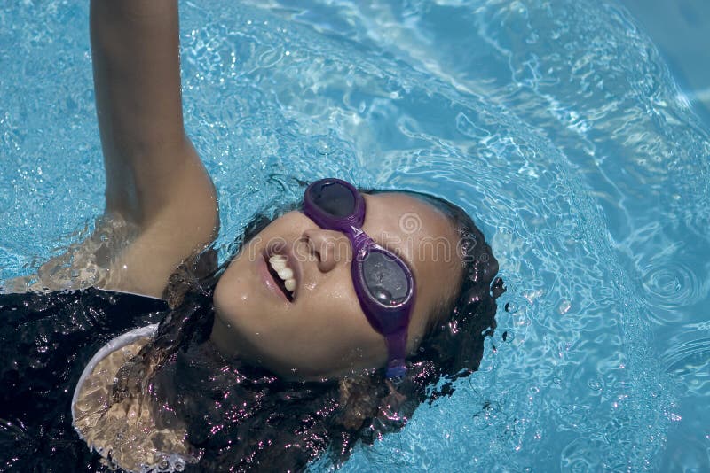 Swim Lesson stock photo. Image of float, water, trusting - 750034