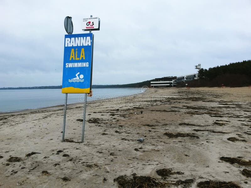 Pirita Beach in Tallinn editorial photography. Image of europe - 16164047