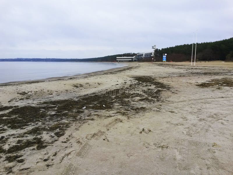 Pirita Beach in Tallinn editorial photography. Image of europe - 16164047