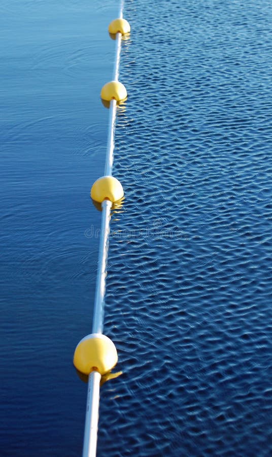 Swimming Buoy Line stock photo. Image of waves, blue - 26882028