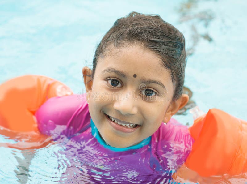 Swimming class stock photo. Image of bands, family, little - 58687814