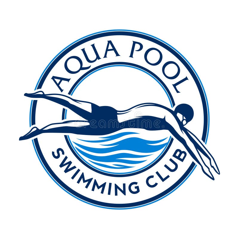 Swimming Club Logo Design Inspiration Vector Stock Vector ...