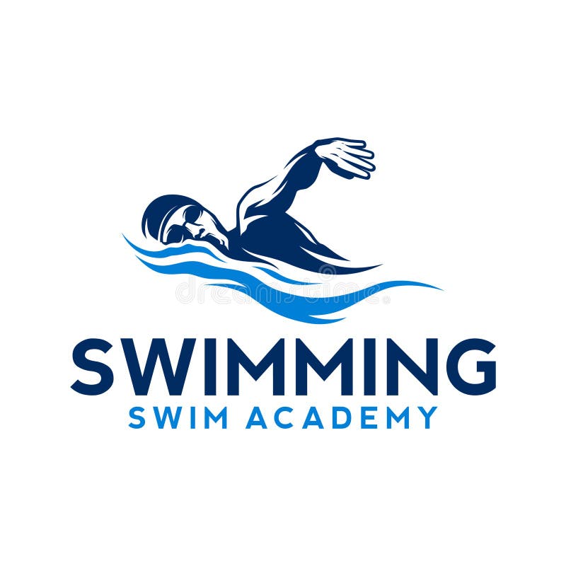 Swimming Athlete Logo Design Inspiration Vector Stock Vector ...