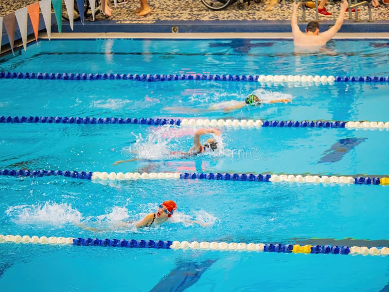 Swimming Competition of UCO Endeavor Games Editorial Stock Image ...