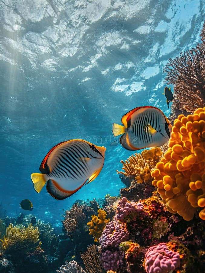 Swimming fish in water stock photo. Image of schooling - 373265192