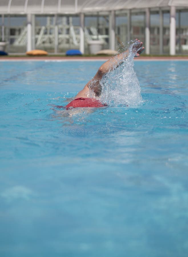 Swimming Freestyle stock image. Image of speed, splash - 32574437