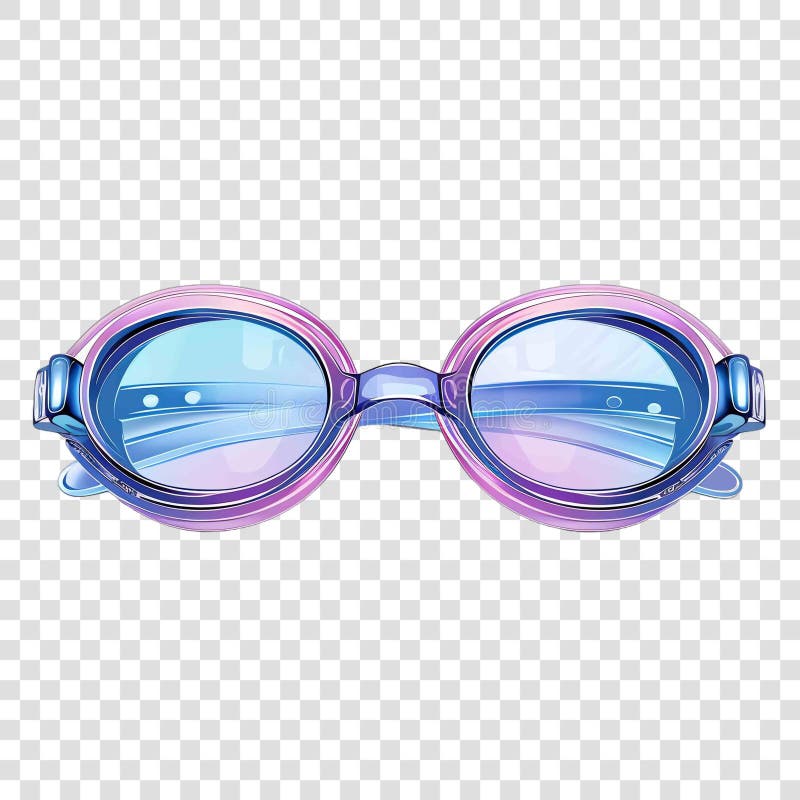 Swimming Goggles Transparent Background Realistic Element Stock ...