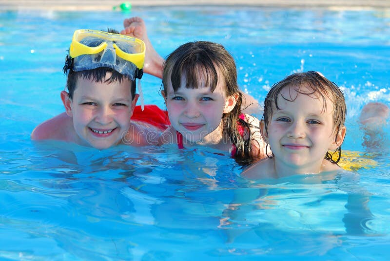 Swimming kids stock photo. Image of friend, sister, buddy - 2674304