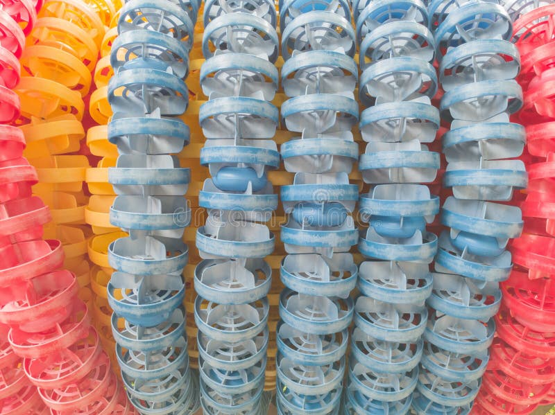 Swimming Lanes Markers in Reel Storage Inside the Pool Stock Image ...