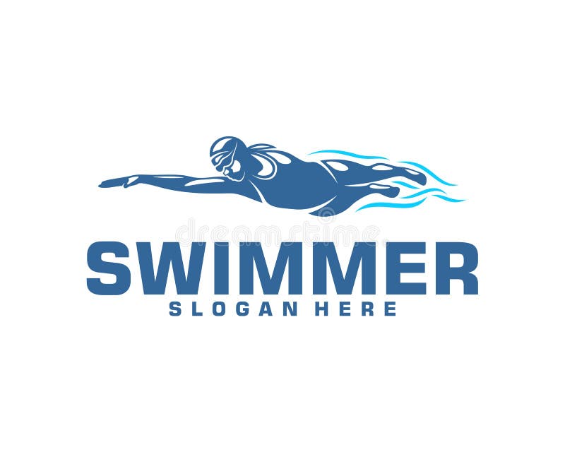 Swimming Logo Designs Vector, Creative Swimmer Logo Vector Stock Vector ...