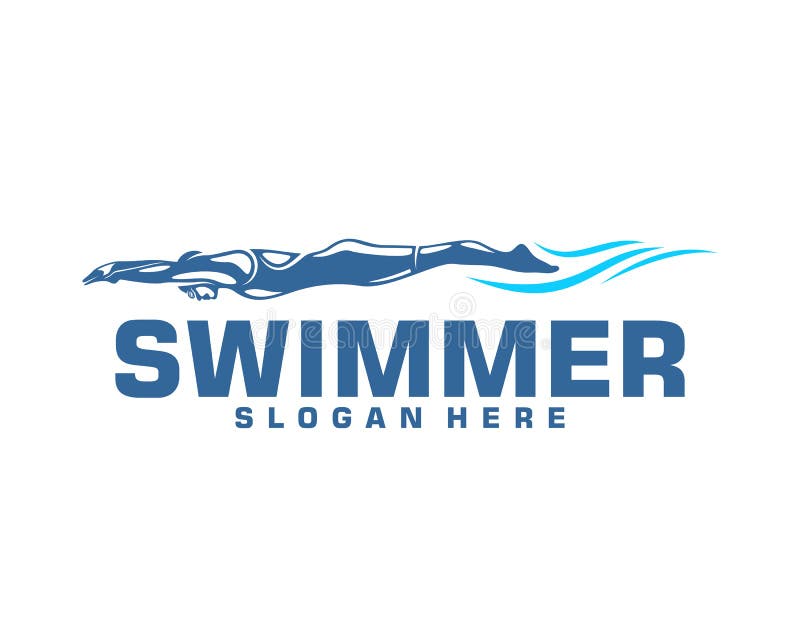 Swimming Logo Designs Vector, Creative Swimmer Logo Vector Stock Vector ...