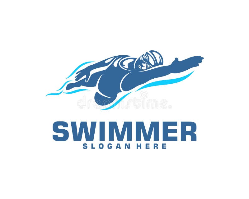Swimming Logo Designs Vector, Creative Swimmer Logo Vector Stock Vector ...