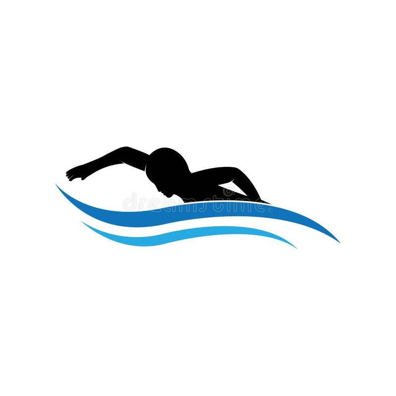 Swimming Logo Designs Vector, Creative Swimmer Logo Vector Stock Vector ...