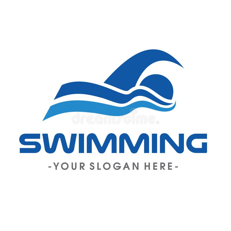 Swimming Logo Vector stock vector. Illustration of people - 184547866