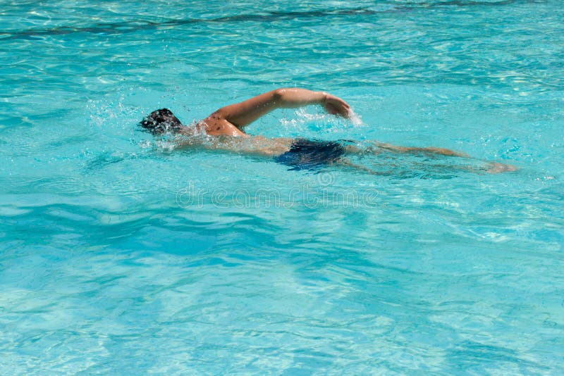 Swimming man stock image. Image of athlete, sport, energy - 3990909