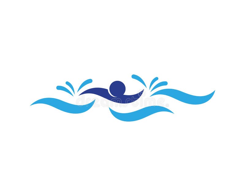Swimming People Logo Vector Template Stock Vector - Illustration of ...