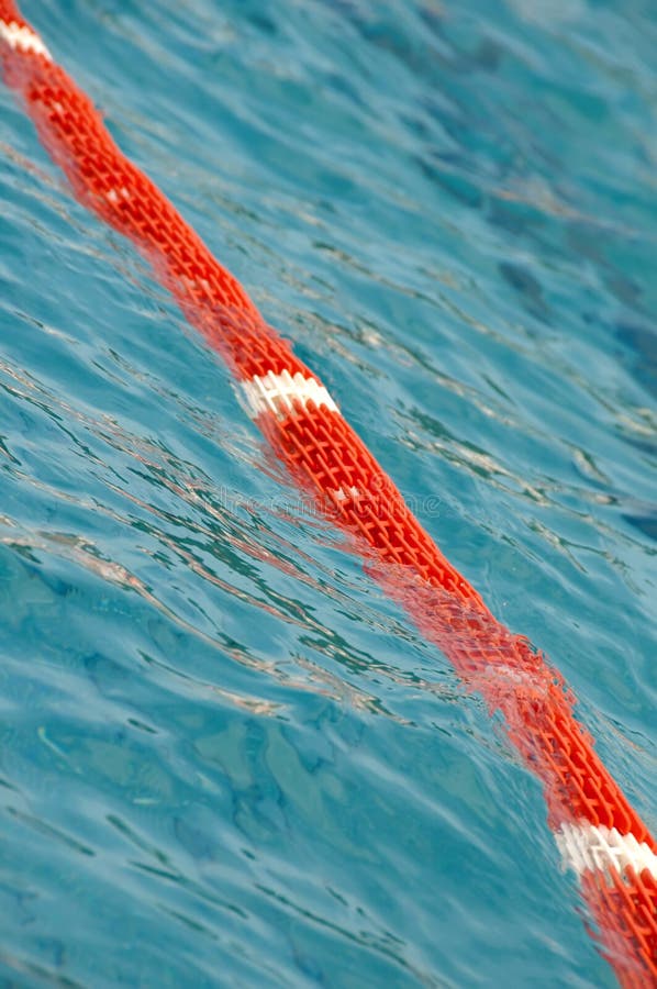 Swimming Pool and Lane Rope Stock Image - Image of rope, marker: 31514887