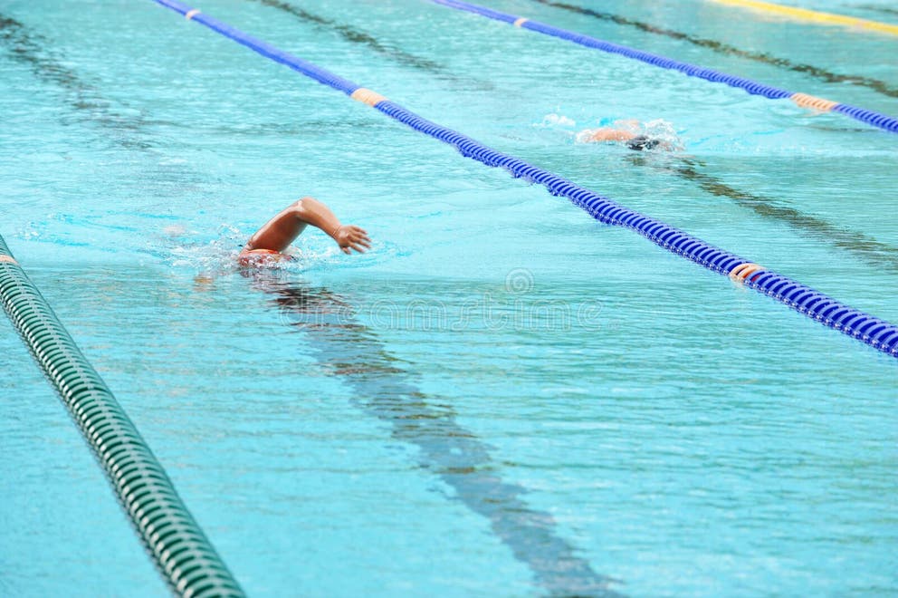 Swimming in pool stock image. Image of health, athletic - 14845007