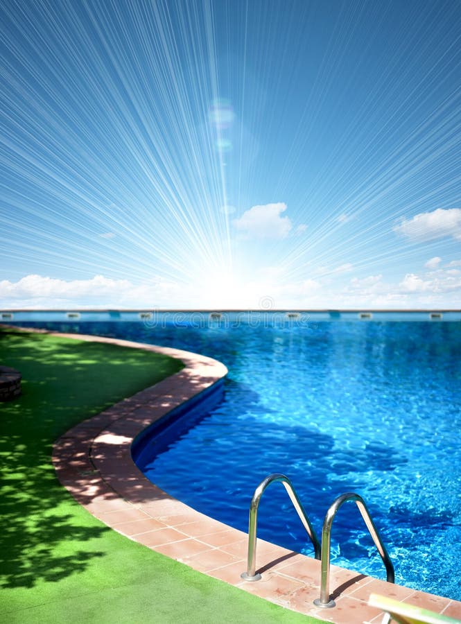 Swimming pool stock photo. Image of beach, pool, holiday - 18887120
