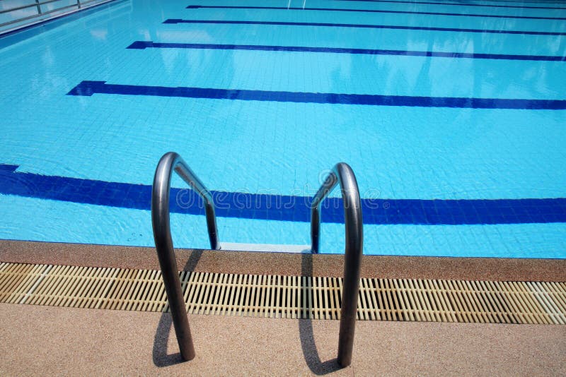 Handicap Ramp Leading To Swimming Pool Stock Photo - Image of ramp ...
