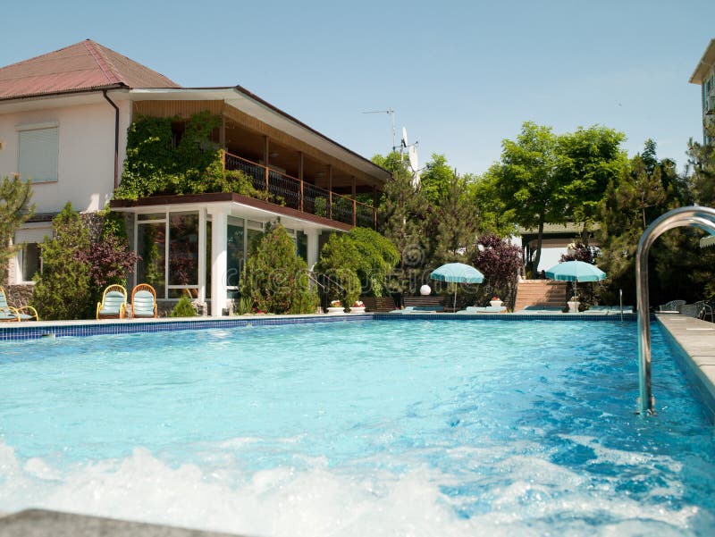 Swimming pool in Phuket stock photo. Image of floor, peaceful - 1958522
