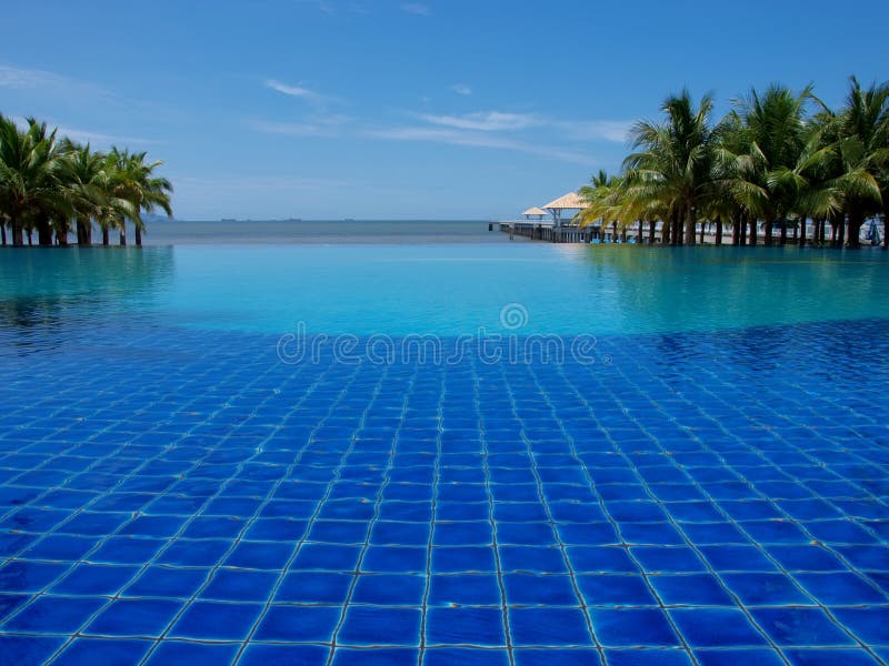 Endless swimming pool stock image. Image of manaus, exotic - 10677105