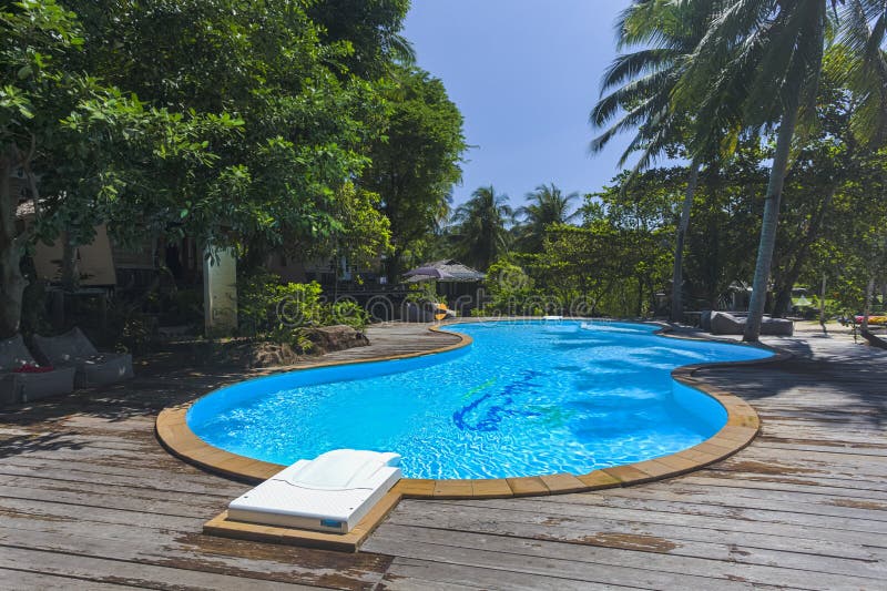 Swimming Pool of Analay Resort Stock Image - Image of kood, cloud: 35263259